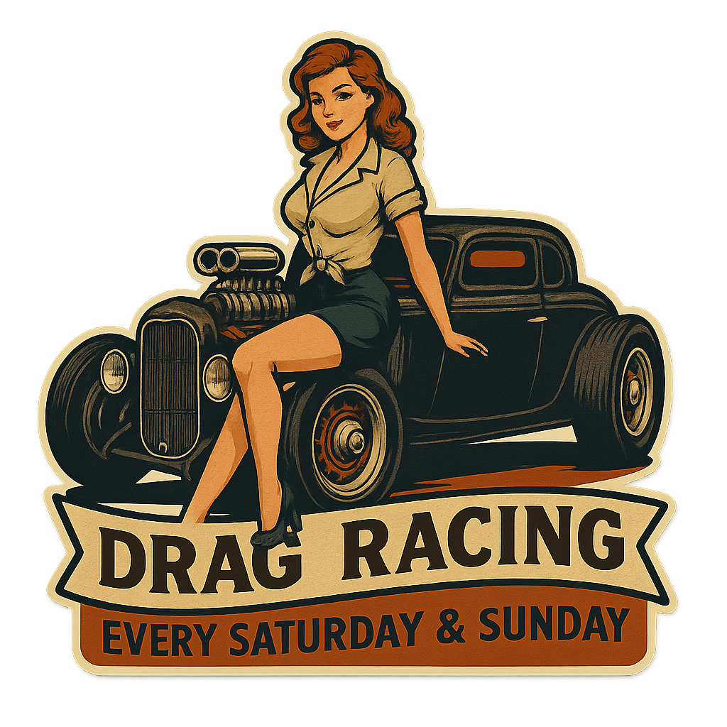 Drag Racing Vinyl Decal Sticker – WarPug Graphics